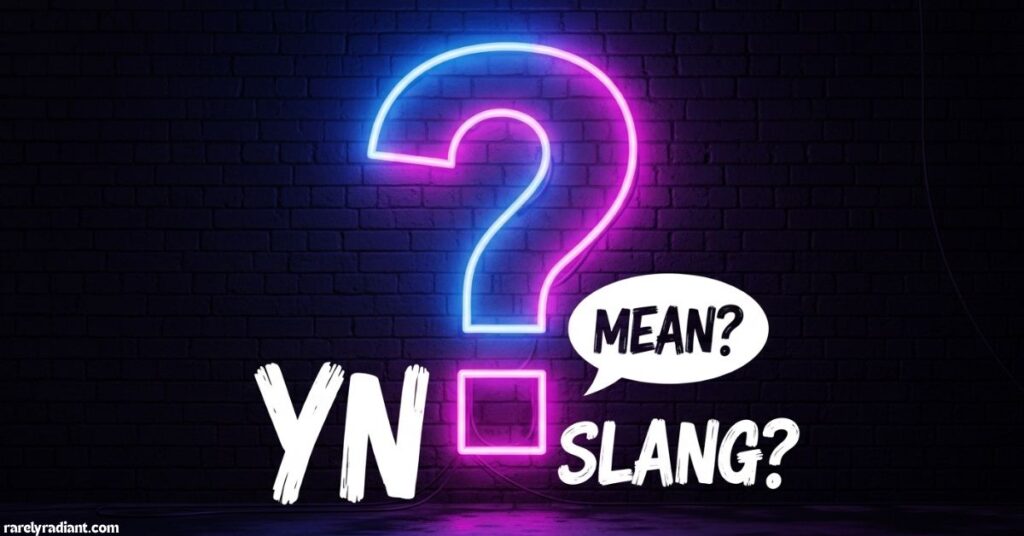 What Does YN Mean Slang? Simple Meaning Explained - Rarely Radiant